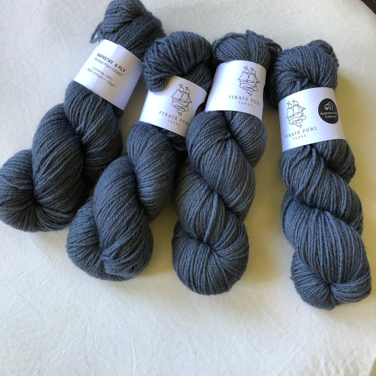 + Smoked Pearl – Pirate Purl Yarns