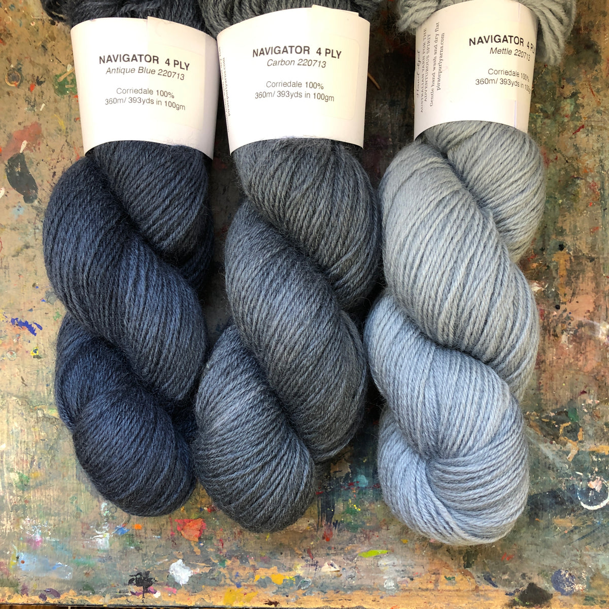 : Antique Blue : – Pirate Purl Yarns
